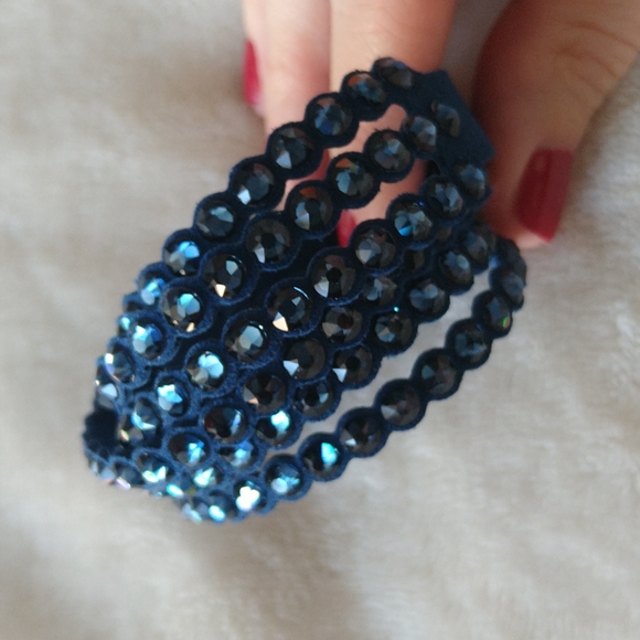 Swarovski | Jewelry | Swarovski Power Collection Slake Double Wrap ...